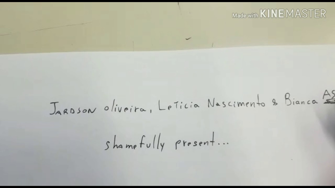 Shamefully presente - YouTube