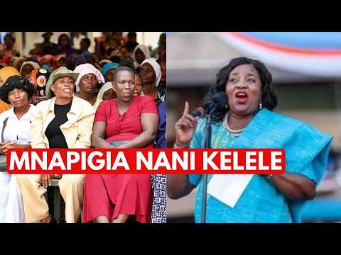 TOKA HAPO MBELE WEWE MAMA!!ANGRY CROWD HECKLED TO RAILA ODINGA`S WIFE AFTER TRY LECTURED YOUTH