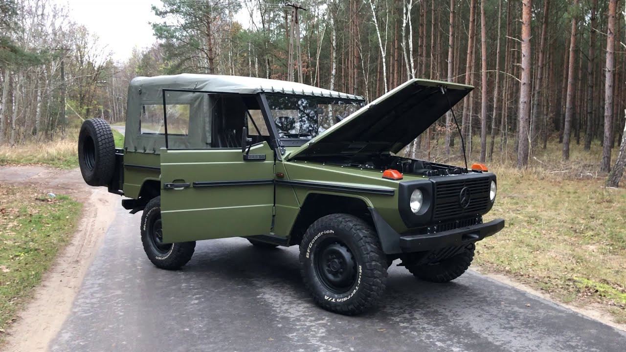 Mercedes W461 240GD wolf restored by MercedesG.pl - YouTube
