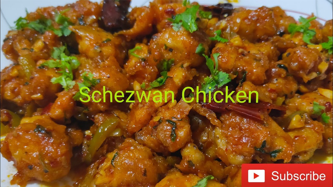 SCHEZWAN CHICKEN || Simple and easy chicken Starter || Restaurant style ...