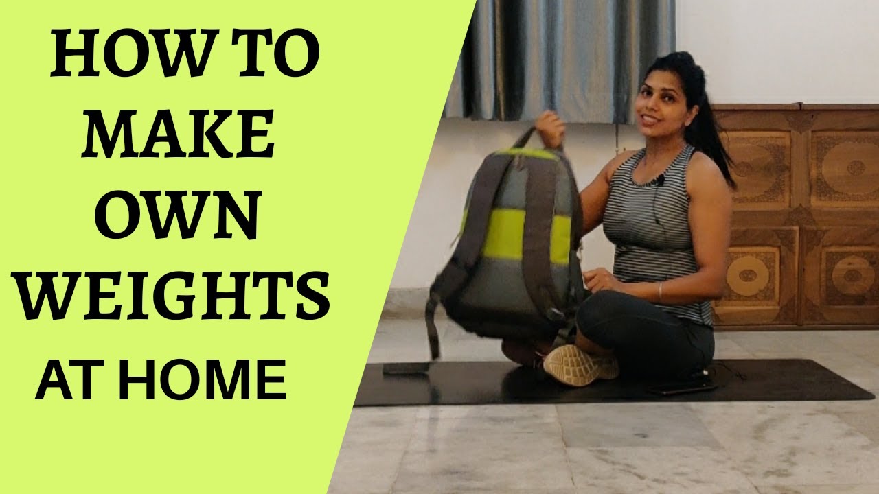 How TO MAKE OWN WEIGHTS AT HOME ? - YouTube