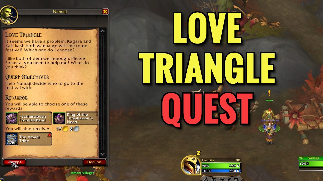 Love Triangle Quest (WoW Midnight) - YouTube
