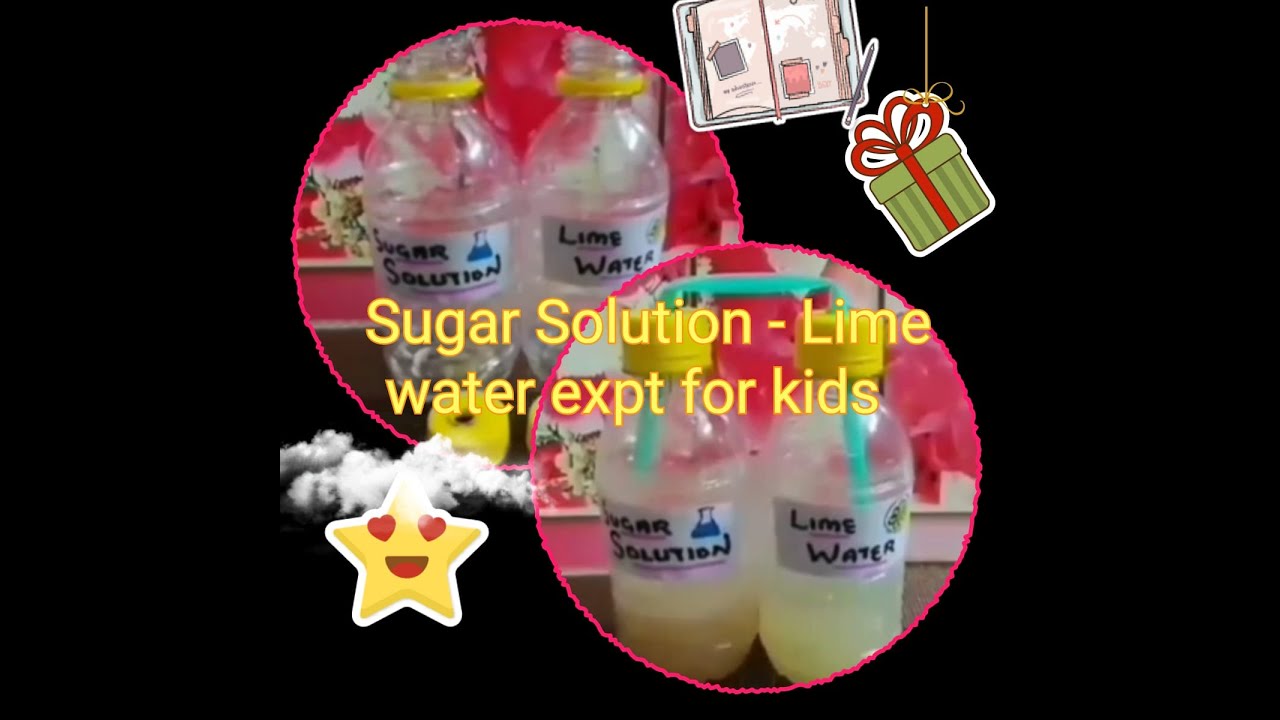 Sugar Solution - Lime Water Experiment for Students - YouTube