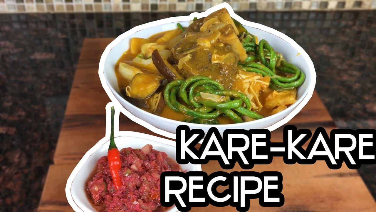 Kare-Kare Recipe (Beef Shank | Tripe Peanut Stew) | Sid at my Table ...