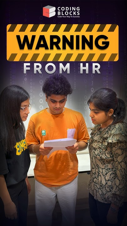 When You Get Warning From Hr Who Else Can Relate Code Codingblocks Hr Corporate
