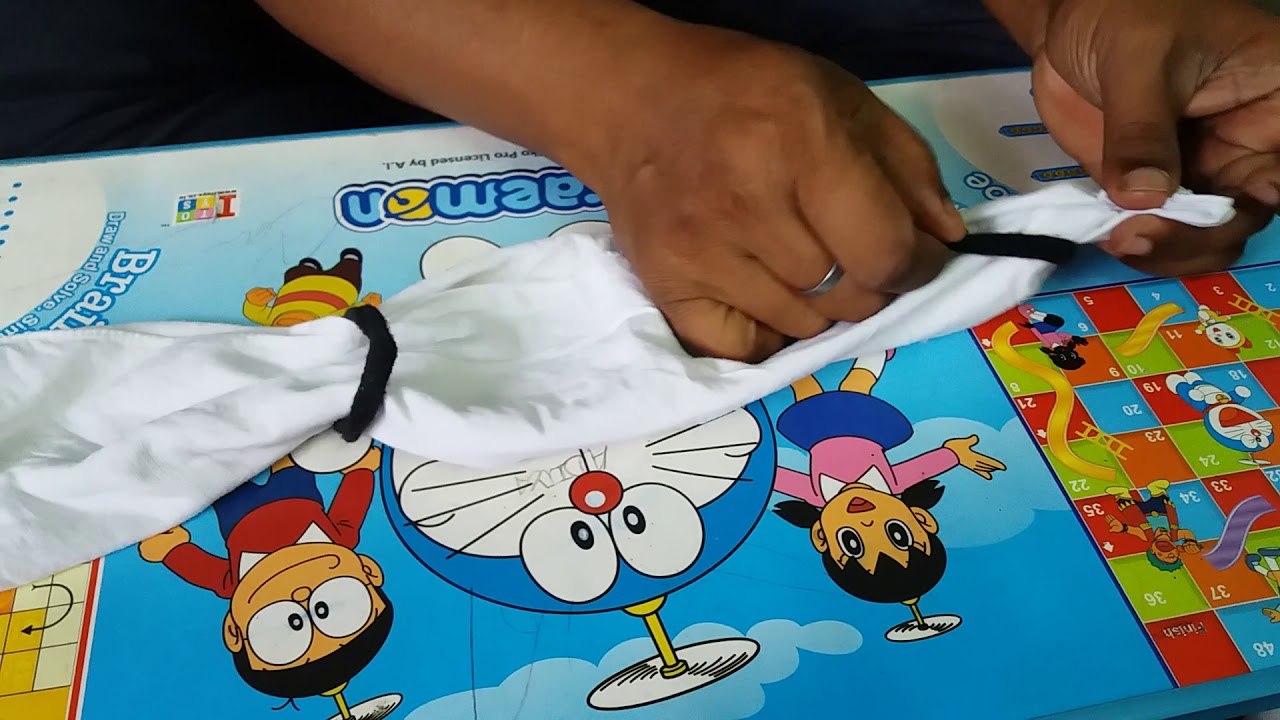 Handkerchief mask making at home. - YouTube