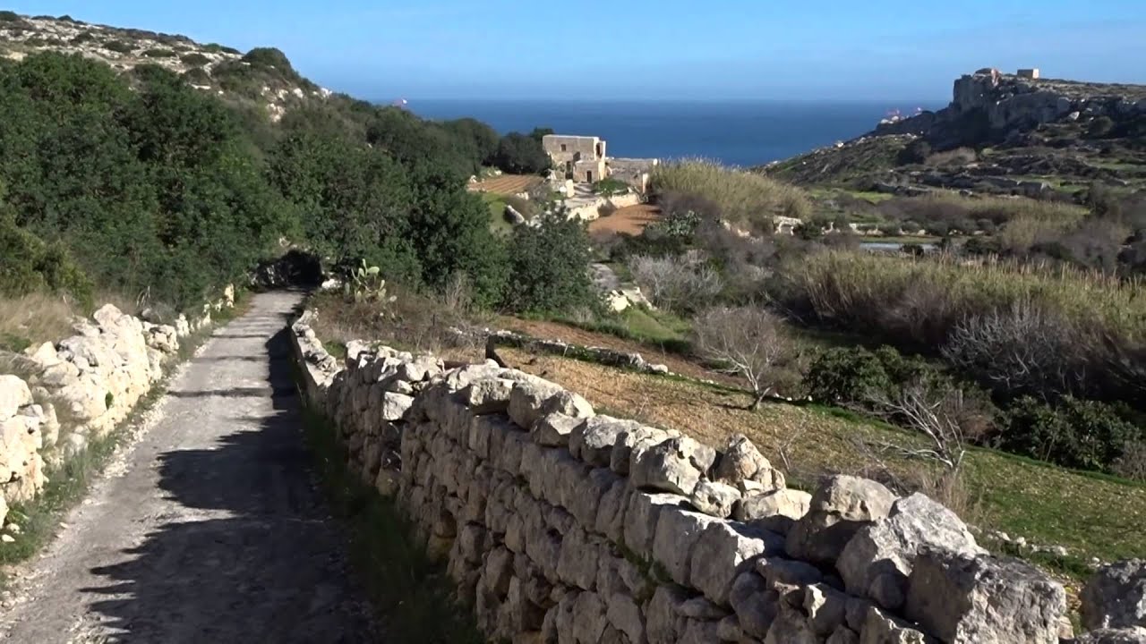 Mistra, Selmun and Imgiebah Bay, Malta, January 2016 - YouTube