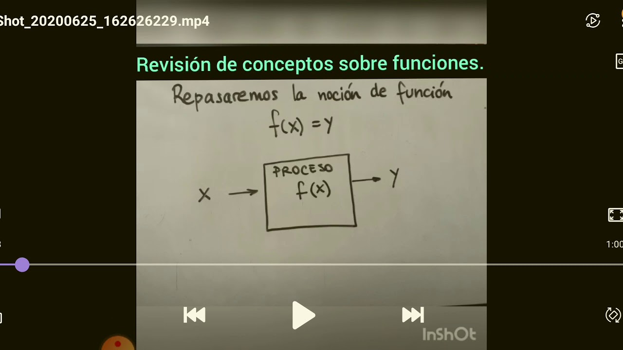 Funciones- conceptos básicos. - YouTube
