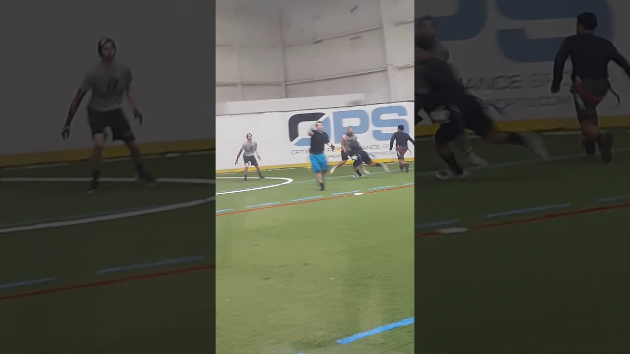 One handed catch flag football #flagscout - YouTube