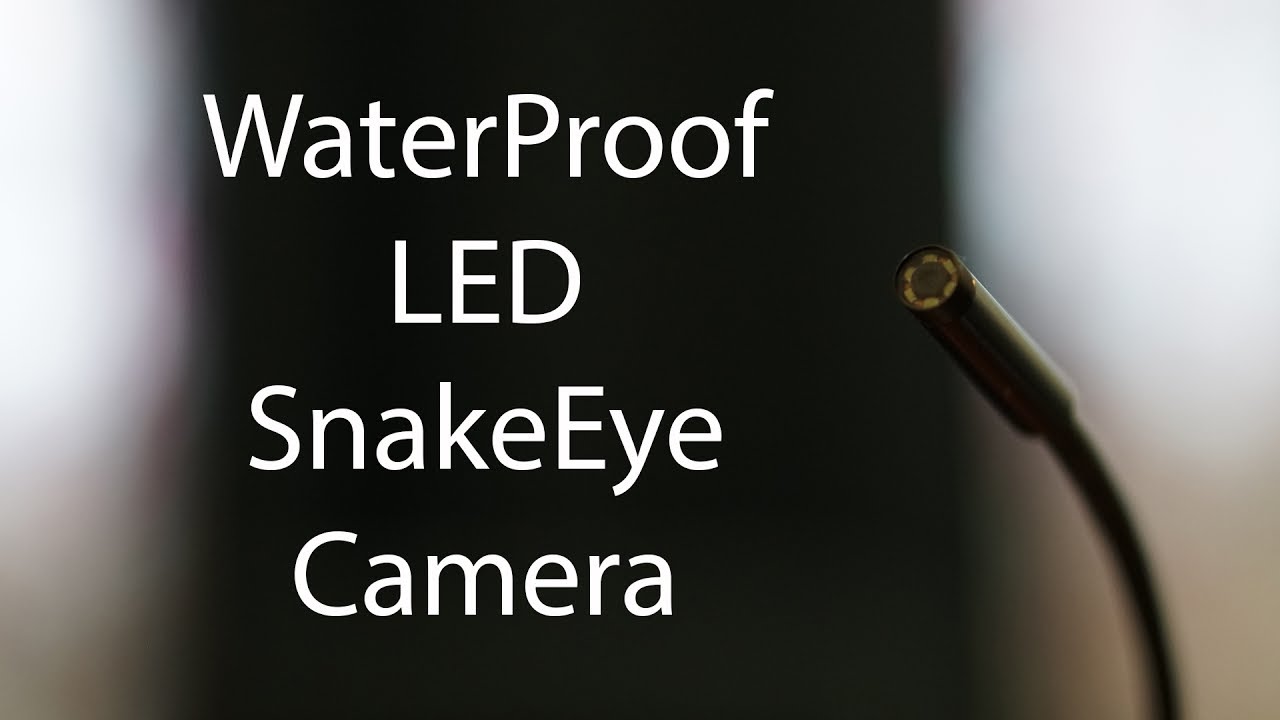 WaterProof SnakeEye Camera Review - YouTube