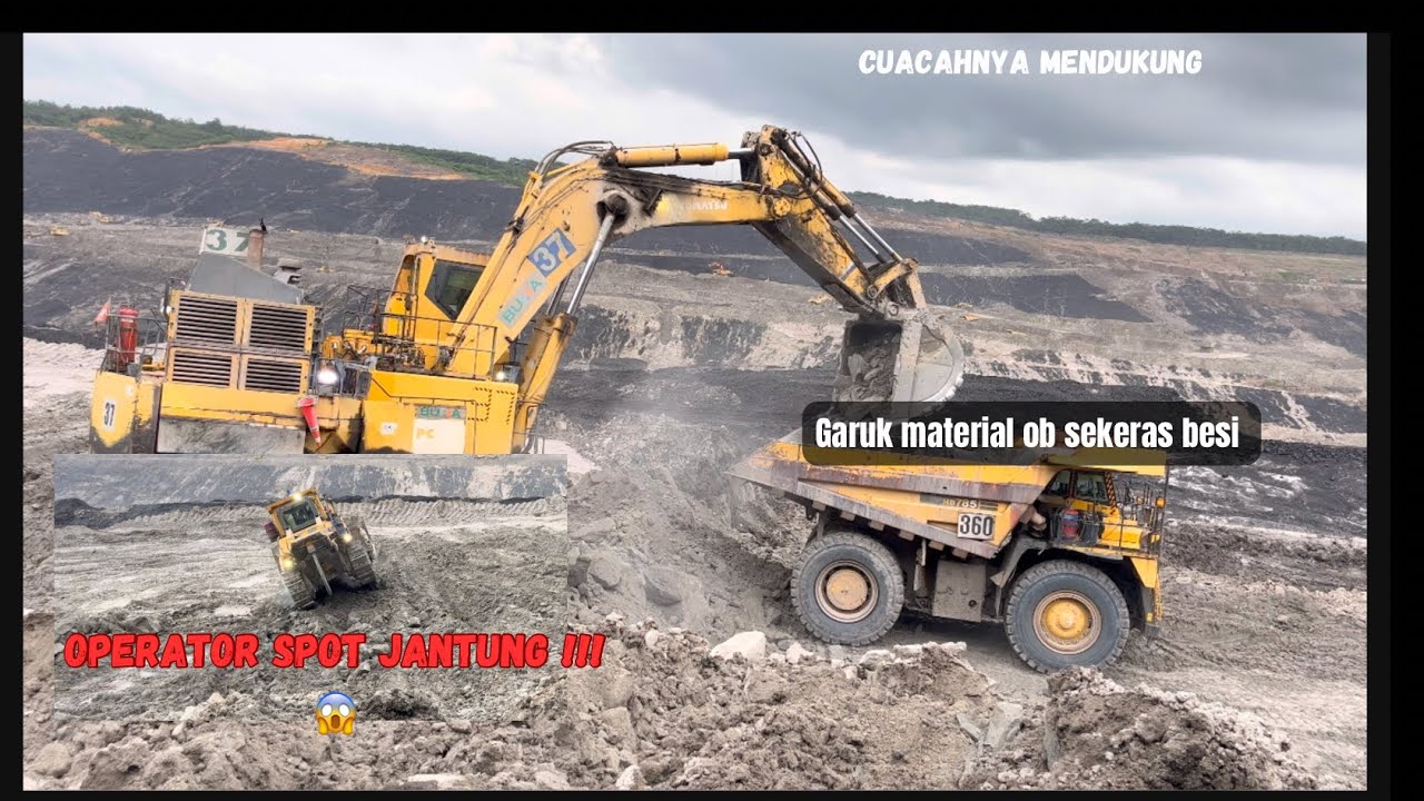 EXCAVATOR PC2000 LOADING MATERIAL BESI‼️‼️ - YouTube