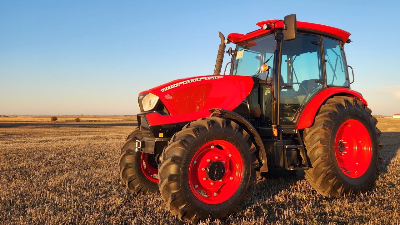 Zetor Major 88SS COLD START (20°F) Zetor Major 80CL - YouTube