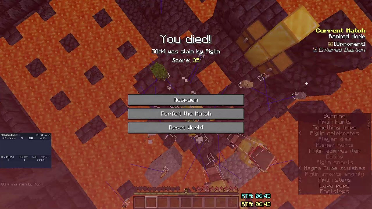 【Minecraft】 mcsr ranked 練習 - YouTube