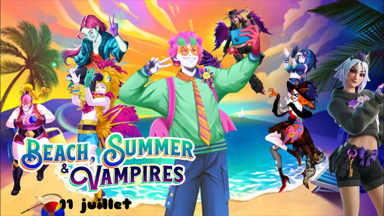 Fortpsun just dance 2024 : beach, Summer & vampires passe de combat ...