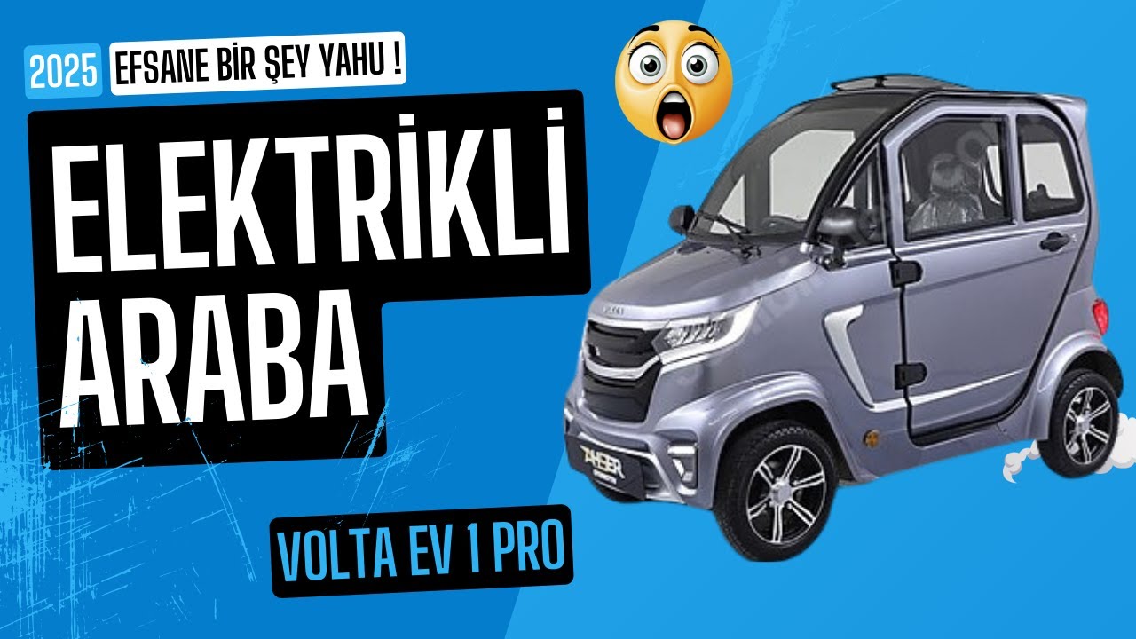 Türkiye'nin En Ucuz Elektrikli Arabası Volta Ev1 Pro! - YouTube