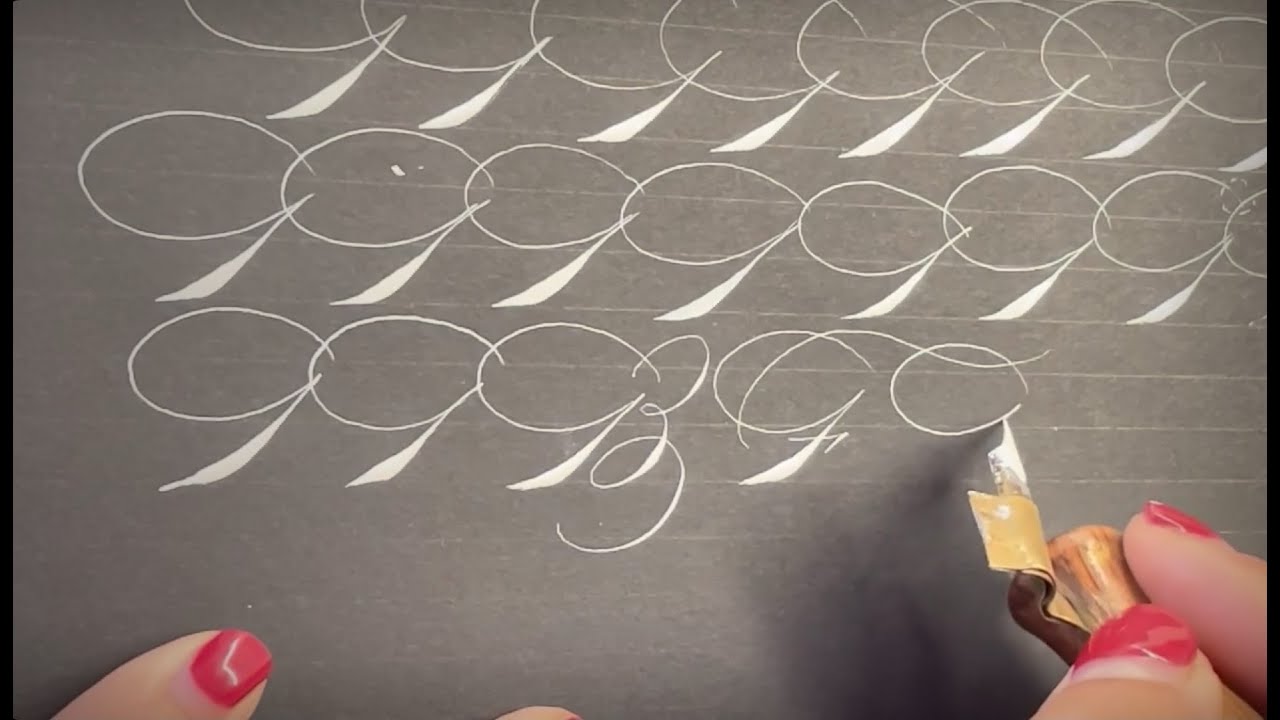 Spencerian Capital Stem - PART 1 - YouTube