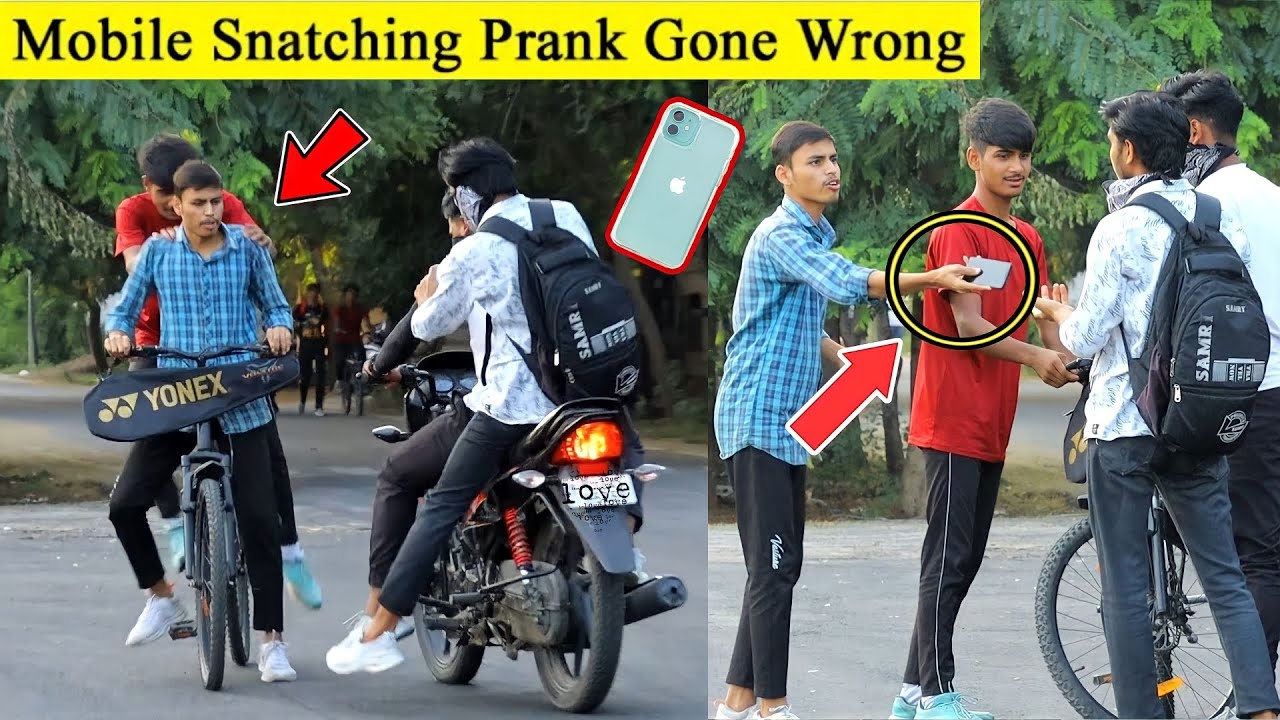 Mobile Snatching with funny Twist || World Of Lovesh - YouTube