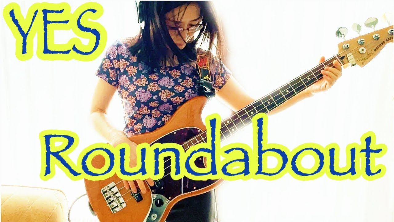 Roundabout - Yes Bass Cover ムスタングベースでChrisSquire Mustangbass - YouTube