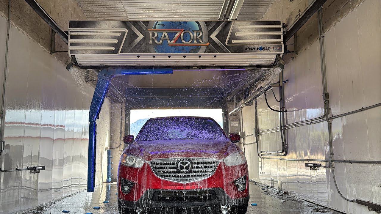 Washworld Razor At Exxon - Mapleton UT - YouTube