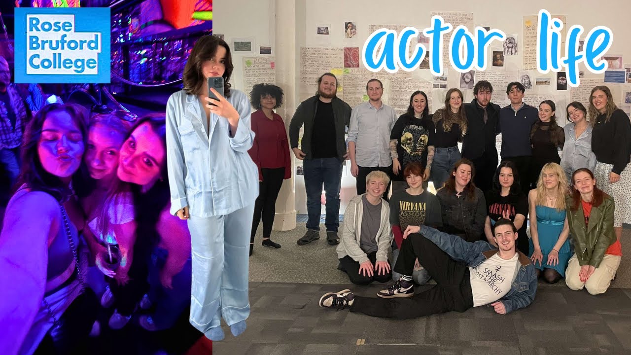 ACTING COURSE in the UK I week in my life at rose bruford drama school ...