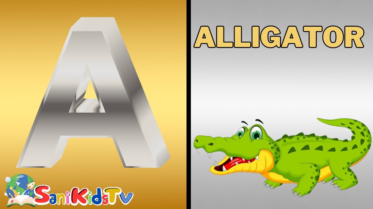 ABC Phonic Song | A For Alligator | Nursery Rhymes| Alphabet song with ...