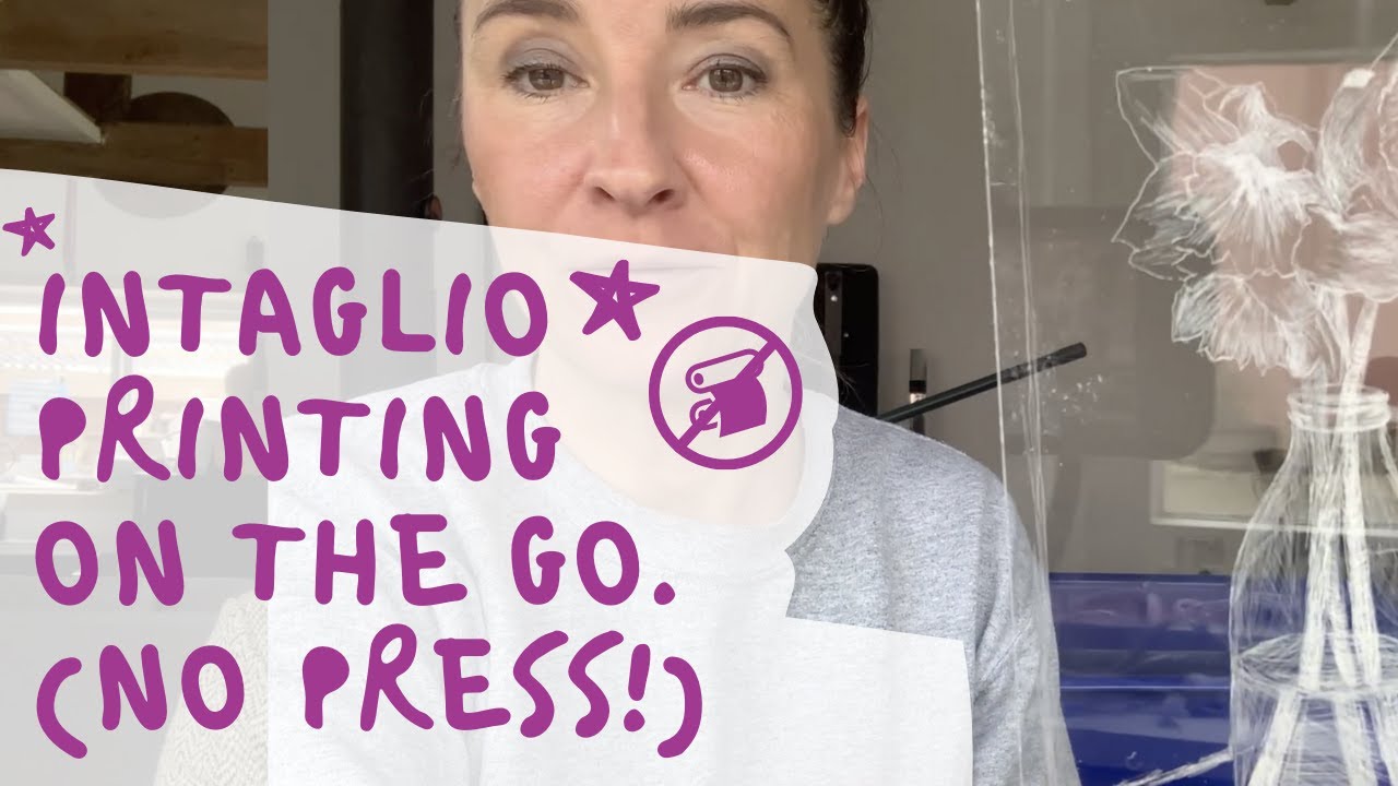 Intaglio, drypoint printing ... no press.. (but a great little kit ...