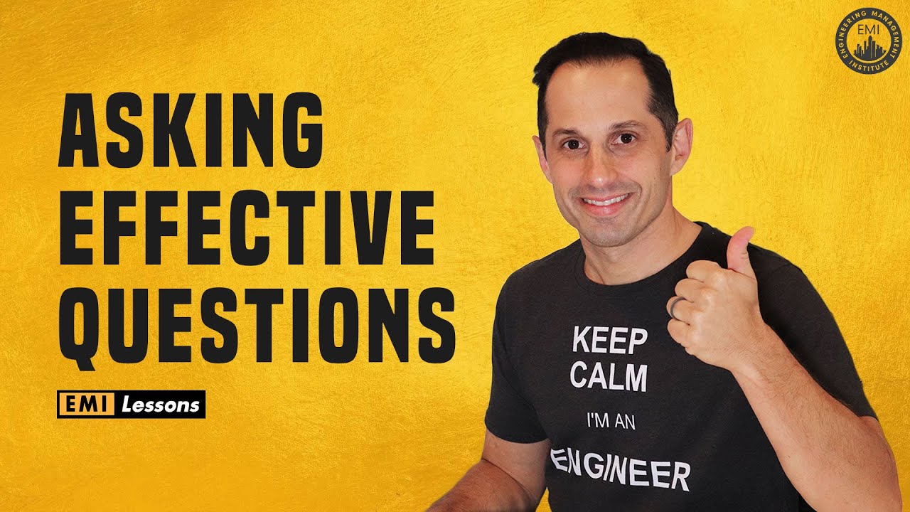 How To Ask Better Questions in Your Engineering Career - YouTube