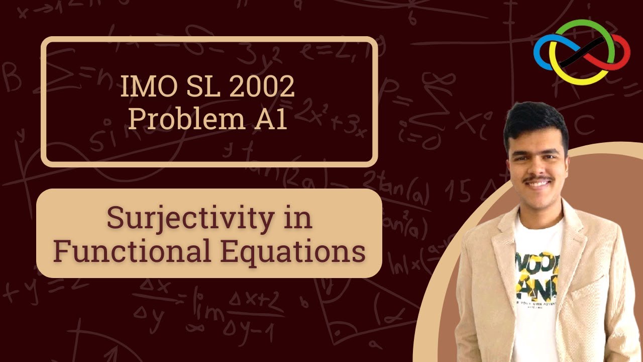 Surjectivity in Functional Equations | IMO SL 2002 Problem A1 Discussion - YouTube