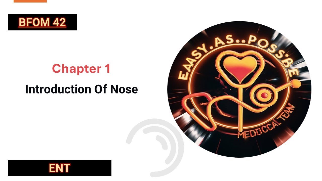 chapter 1 - introduction of nose - ENT 42 - YouTube
