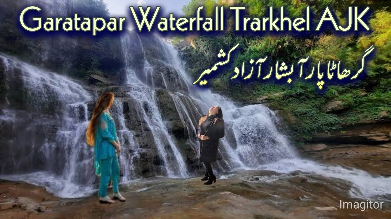 The Garatapar Waterfall from Above | Drone View | Trarkhel, Azad ...
