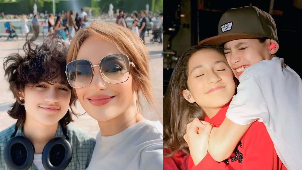 JLo credits her twins, Emme and Max, for helping her through a ...