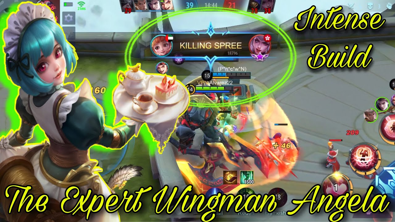 Angela As Best Wingman Support | BEST BUILD OF ANGELA | MLBB - YouTube