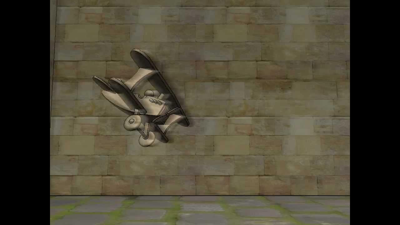 GLSL Shader, outline and motion blur - YouTube