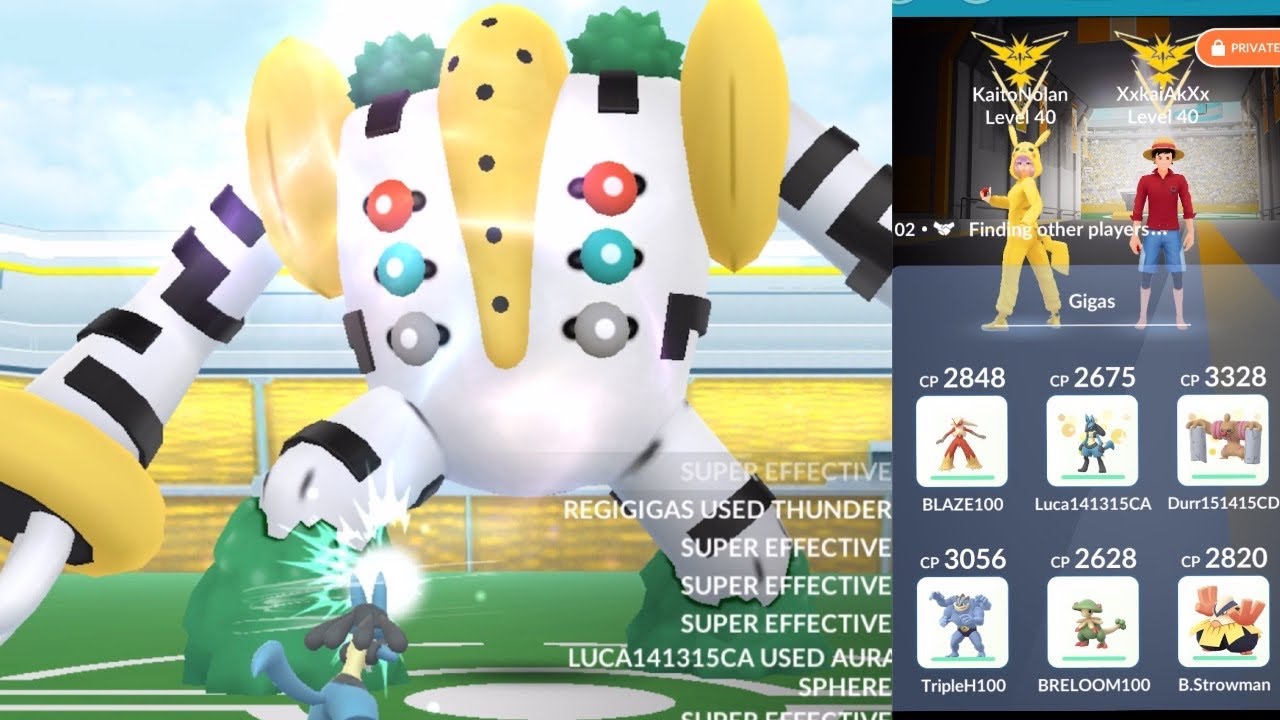 EX raid: 6 unique Regigigas duo with my mom, KaitoNolan - YouTube