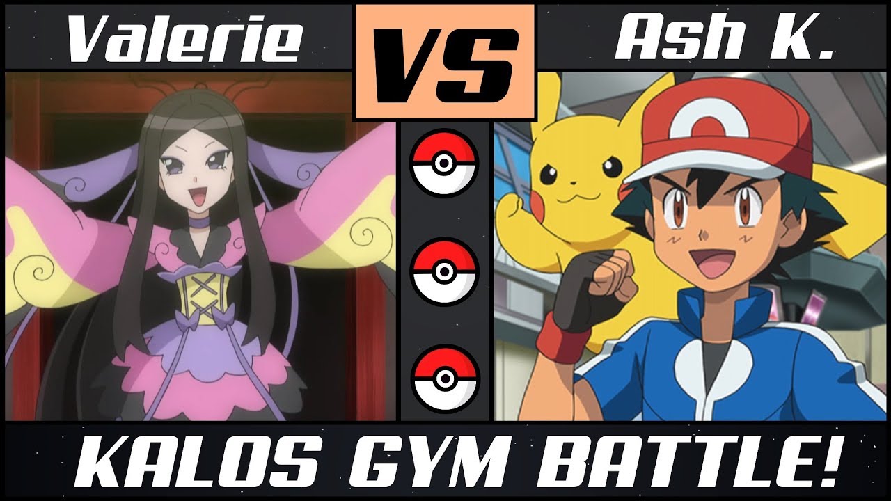 Kalos Gym Battle #6: ASH vs. VALERIE (Pokémon Sun/Moon) - YouTube