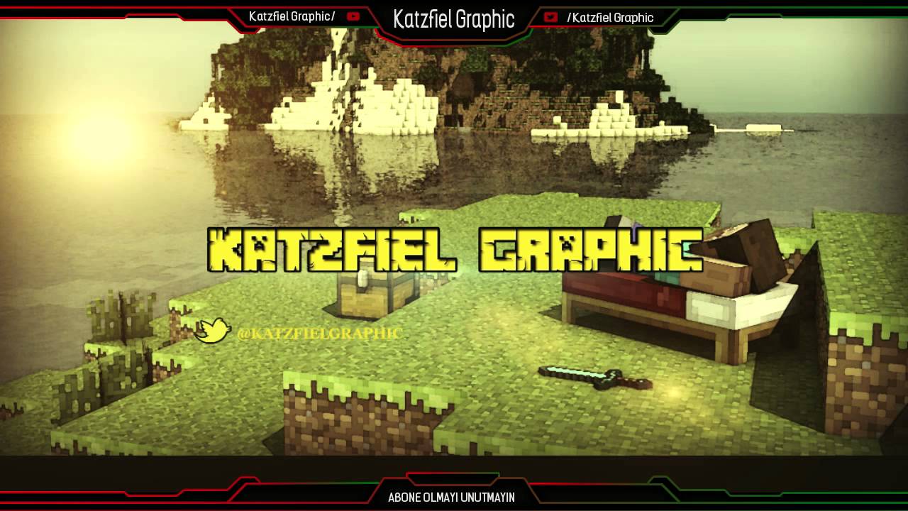 Minecraft Banner ve Kapak Fotoğrafı (.PSD) İndir - Katzfiel Graphic ...