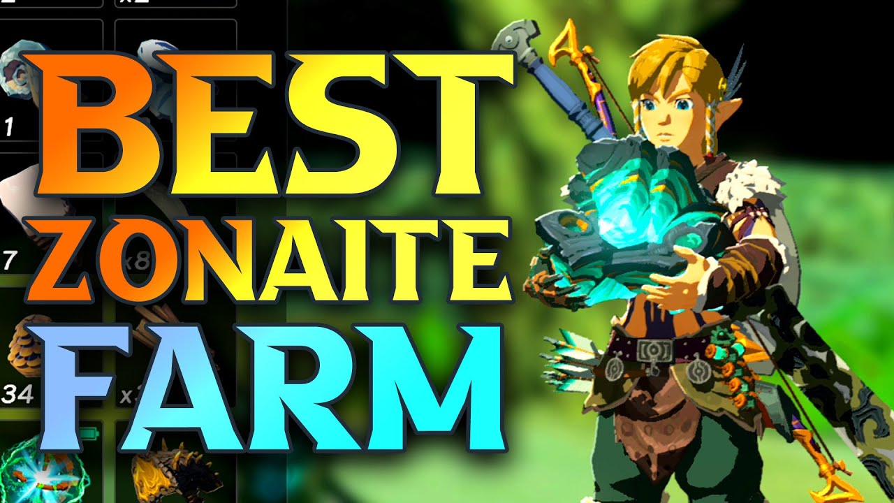 BEST Zonaite Farm Zelda Tears Of The Kingdom - YouTube