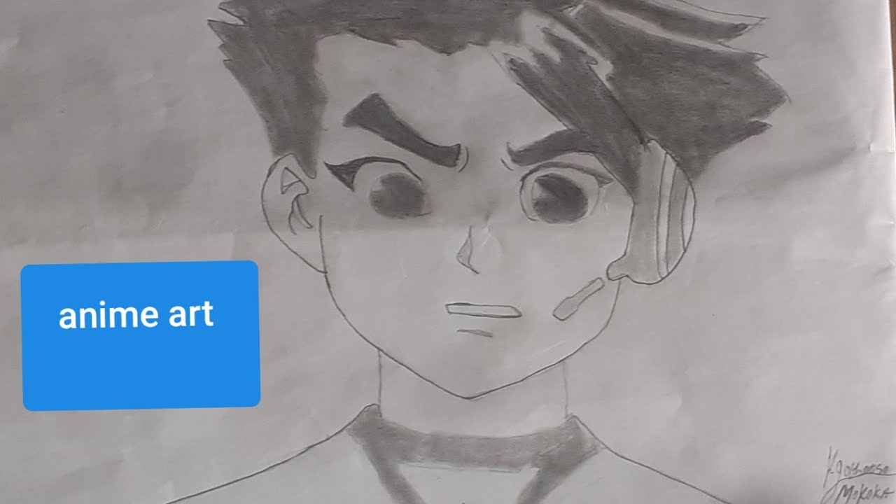 Pencil drawing izac[GGO football manager - YouTube