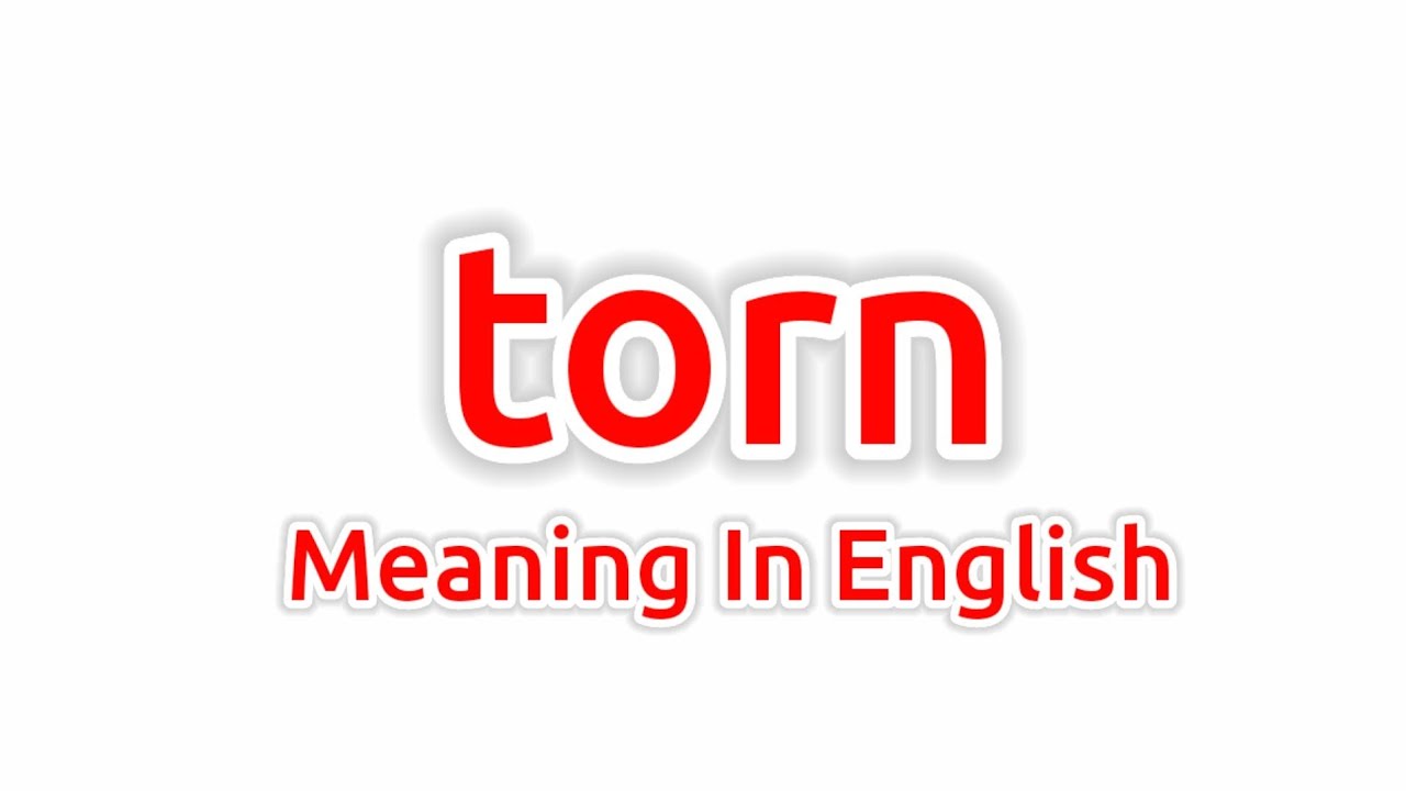 Torn Meaning | Torn Meaning In English | Meaning Of Torn | What Is The ...