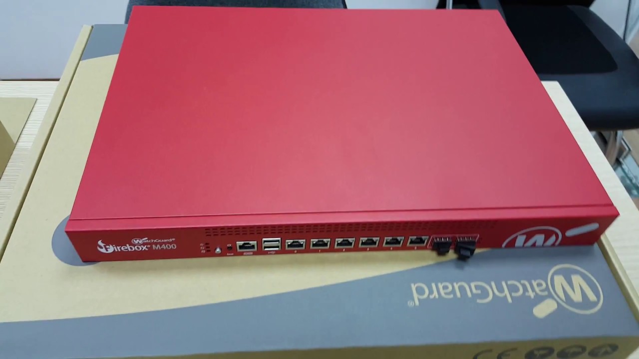 Mở hộp Firewall WatchGuard firebox M400 chính hãng giá rẻ - YouTube