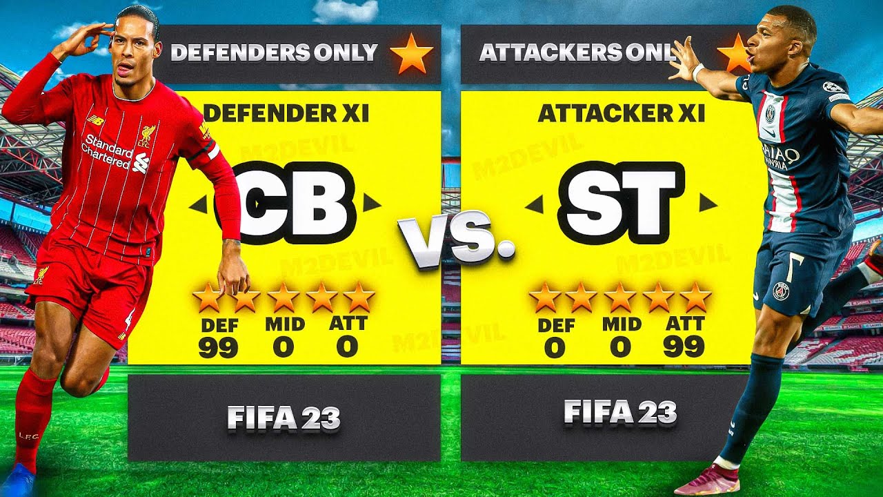 بهترین دفاع ها در برابر بهترین مهاجم ها در فیفا ۲۳ Attacker vs Defender ...