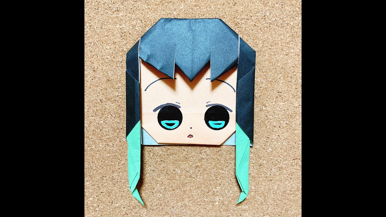 Anime Origami easy video (normal speed) 😆😆😆 | Muichiro Tokito - YouTube