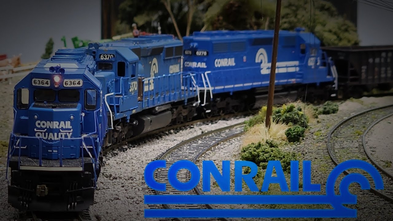 Ho Scale Conrail Action! - YouTube