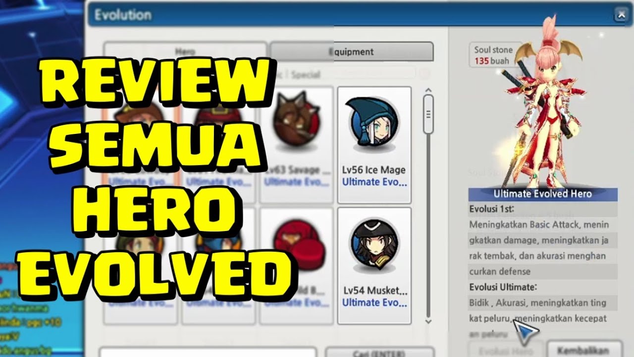 lost saga origin review semua hero evo buff dan nerf - YouTube