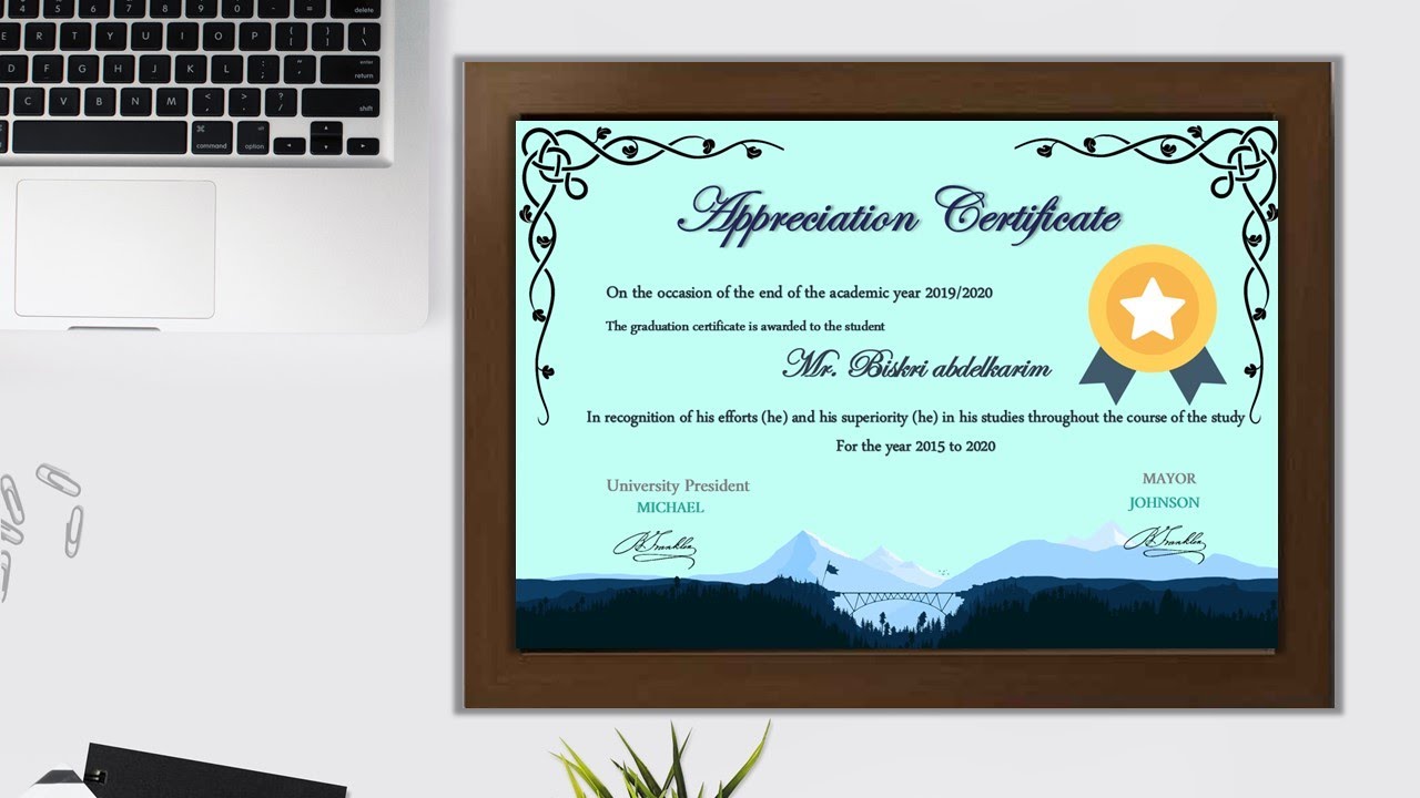 How To Make A Certificate In PowerPoint No 02 Professional YouTube how-to-make-a-certificate-in-powerpoint-no-02-professional-youtube