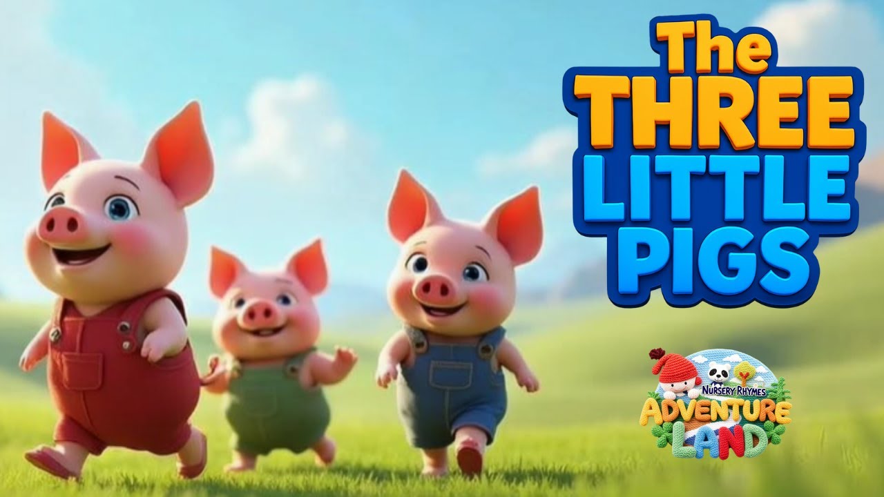 The Three Little Pigs | + More Nursery Rhyme with a Lesson on Hard Work ...