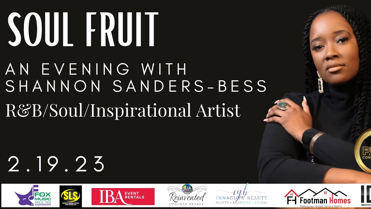 R&B/Soul/Inspirational Artist Shannon Sanders-Bess - P.U.R.E. Concert ...