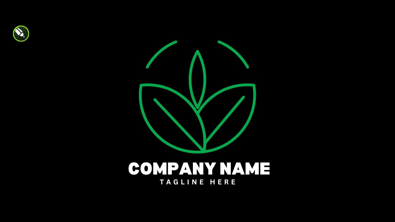 How to create leaf Logo in CorelDraw immediately - YouTube