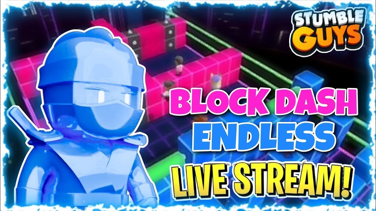 🛑STUMBLE GUYS LIVE BLOCK DASH ENDLESS CHALLANGE |HIGHEST WAVES ...