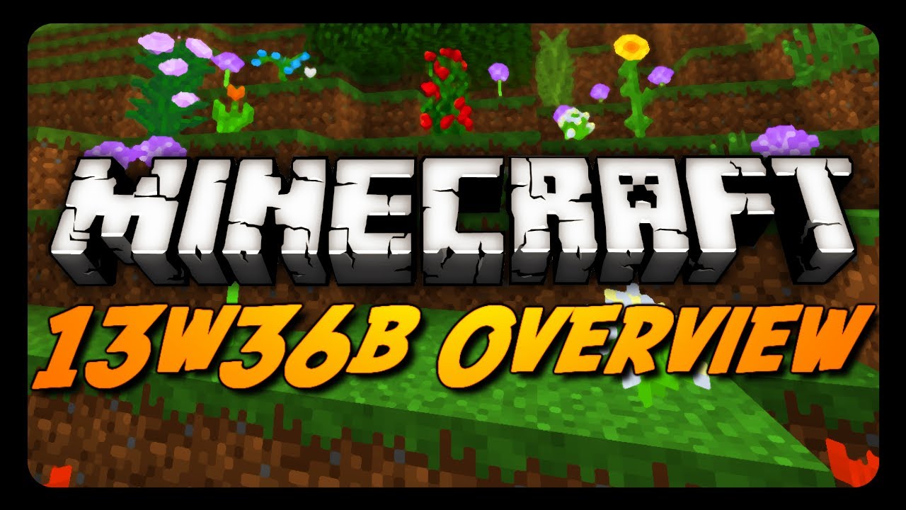 Minecraft Snapshot - 13w36b - New Blocks, Flowers, & More! - Pt. 2 - YouTube